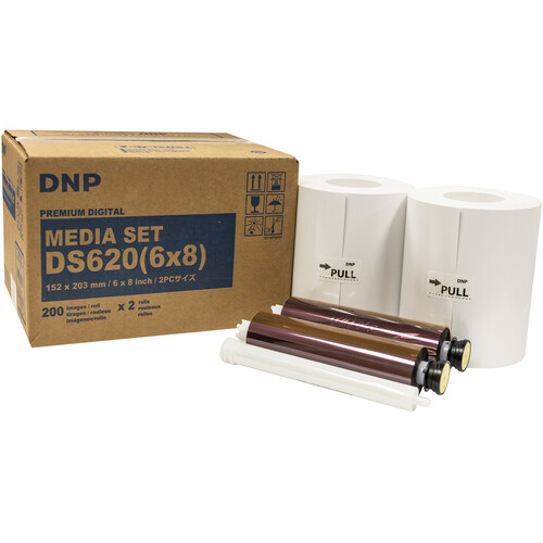 DNP DS620 Roll Media for DS620A Printer (6 x 8", 2-Pack)