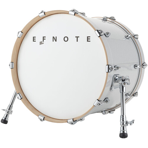 E F NOTE Electronic Kick Drum (20", White Sparkle) EFD-K2015-WS