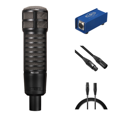 Electro-Voice RE320 Dynamic Microphone Recording Kit with