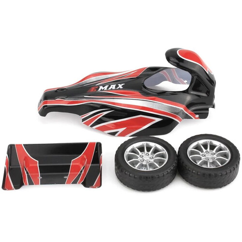 EMAX Shell & Wheels for FPV RC Car EMAXINTPARTS4 B&H Photo Video