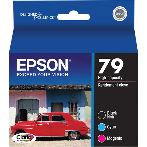 Epson 79 High-Capacity Multipack (Black, Cyan, Magenta)