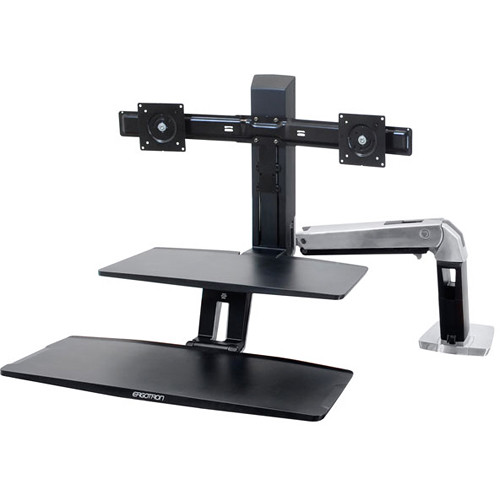 Ergotron WorkFit-A Sit-Stand Workstation 24-392-026 B&H Photo