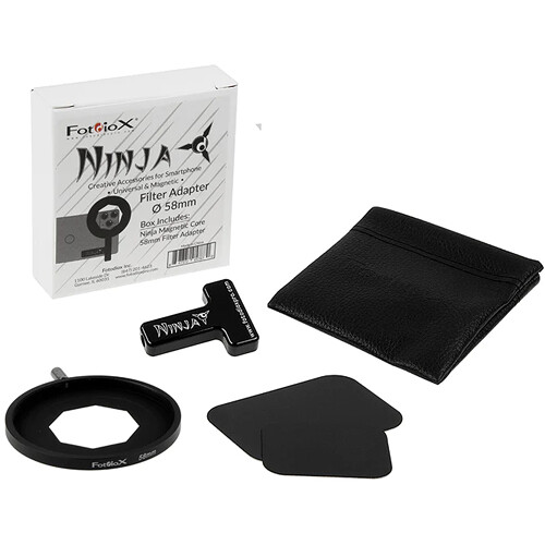 FotodioX 58mm Ninja Filter Adapter Kit NJA-KIT-58 B&H Photo Video