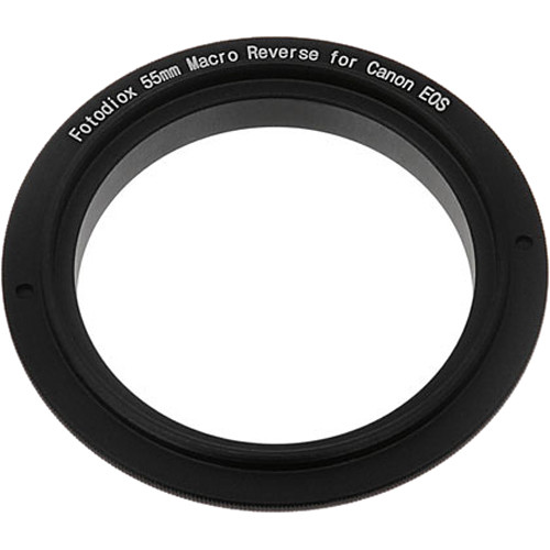 FotodioX 55mm Reverse Mount Macro Adapter REVERSE-MOUNT-55MM-EOS