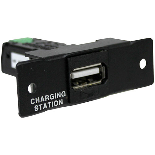 FSR Universal Charging Port IPS Insert (Black) IPS-D717S-BLK-NPS