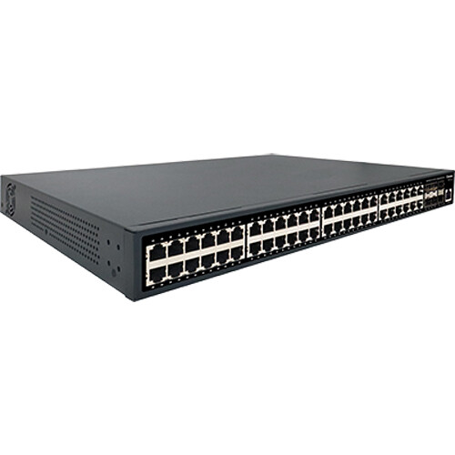 GEOVISION GV-APOE4813 48-Port Gigabit PoE+ 140-APOE48W-000 B&H