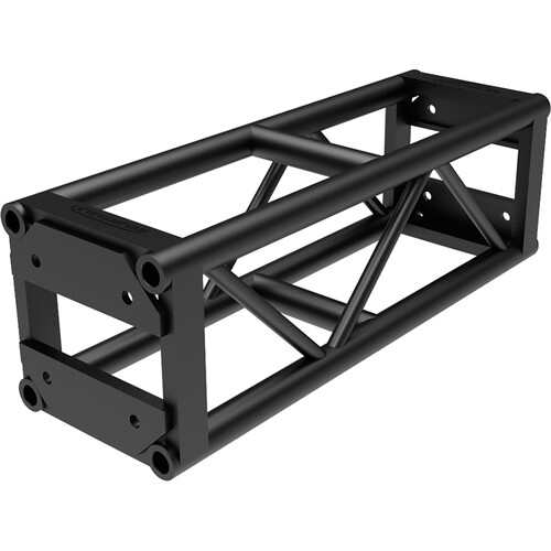 Global Truss DT-GP3 End Plated Square Truss Straight DT-GP3-BLK