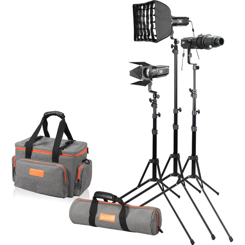 Godox S30-D Focusing LED 3-Light Kit S30-D B&H Photo Video