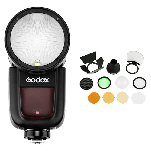 Godox V1 Flash with Accessories Kit for Nikon B&H Photo Video