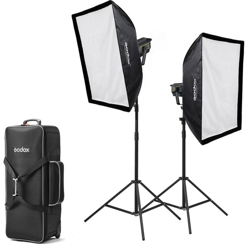 Godox VL200II Daylight LED Monolight (2-Light Kit) VL200II KIT