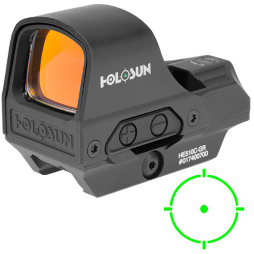 Holosun HE510C Open Reflex Sight HE510C-GR B&H Photo Video