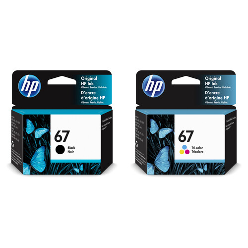 HP 67 Standard-Capacity Ink Cartridge Set for ENVY 6055 and 6455