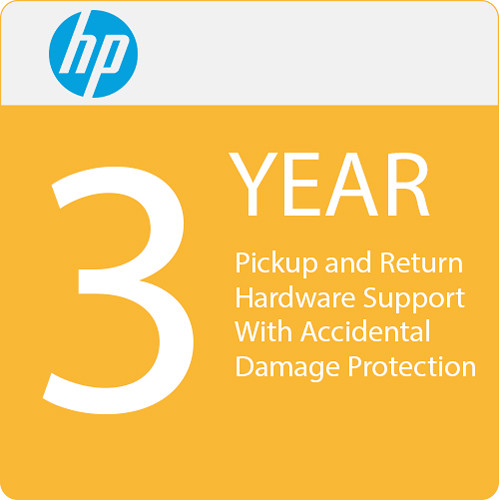 HP 3-Year Pickup and Return Support with ADP UB0H0E B&H Photo
