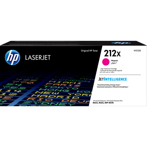 HP 212X Magenta High Yield Original LaserJet Toner W2123X B&H