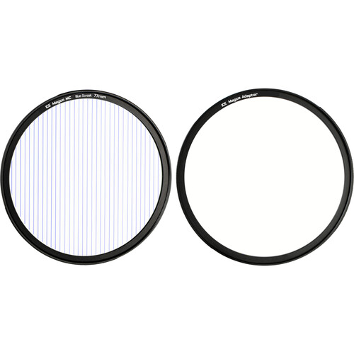 Ice Blue Streak Anamorphic Filter with Magnetic Adapter IMC-BS77