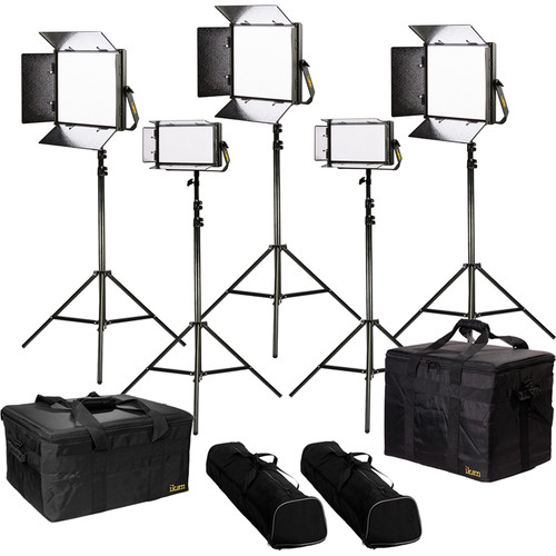 ikan Lyra Bi-Color 5-Point LED Soft Panel Light Kit LB-3F2H B&H