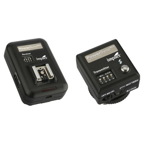 Impact PowerSync Mini Transmitter and Receiver Kit B&H Photo