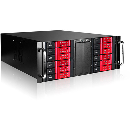 iStarUSA 4 RU 12-Bay Stylish Storage Server Trayless D410-DE12RD