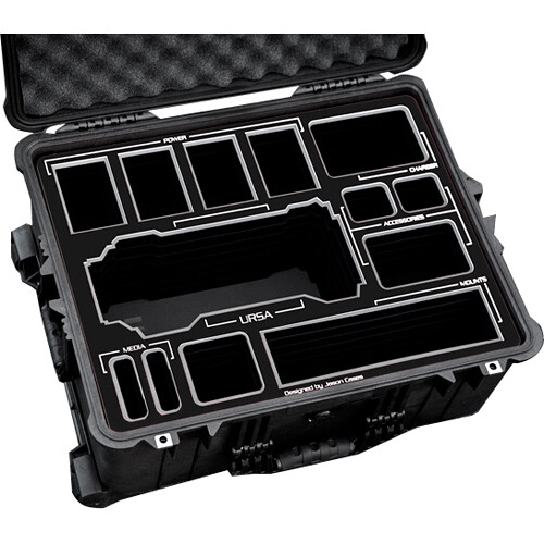 Jason Cases Hard Case with Custom Foam for Blackmagic BMURSABK