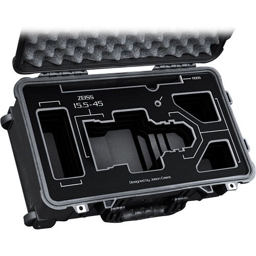 Jason Cases Wheeled Hard Case for Zeiss 15.5-45mm LWZ.2 ZE1545BK