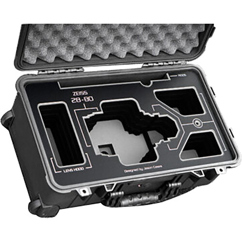 Jason Cases Zeiss 28-80mm CZ.2 Lens Case with Black ZE2880BK B&H