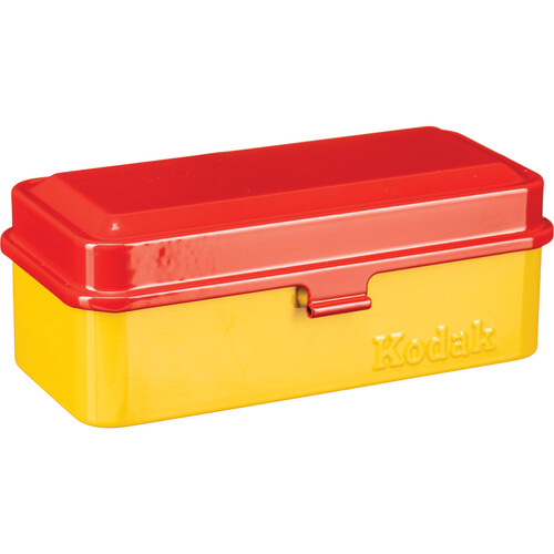 Kodak Steel 120/135mm Film Case (Red Lid/Yellow Body) RETORK0007