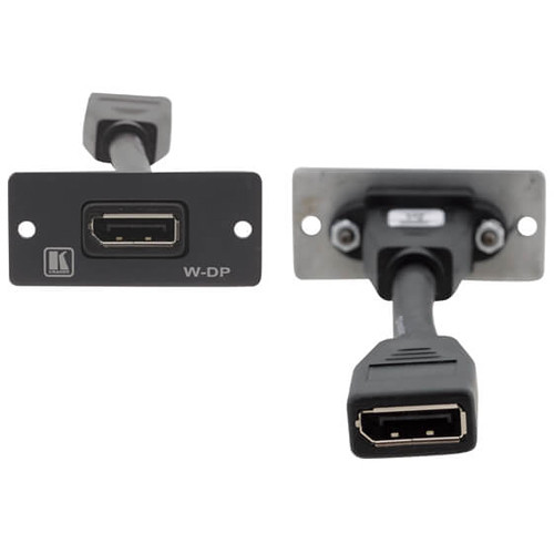 Kramer W-DP DisplayPort Pigtail Wall Plate Insert (White)