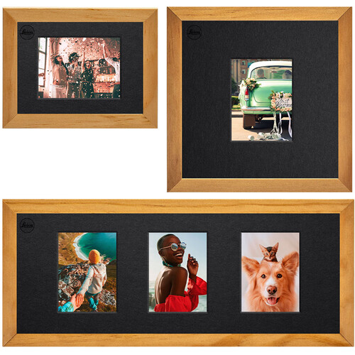 Leica SOFORT Picture Frame Set (Natural Pine) 19666 B&H Photo