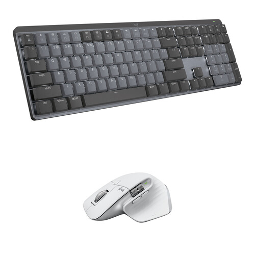 Logitech MX Mechanical Wireless Keyboard & MX Master 3S Mouse