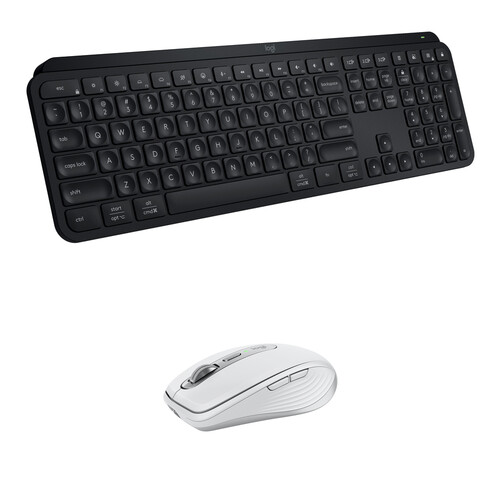 Logitech MX Wireless Keys S Keyboard and Anywhere 3S Mouse