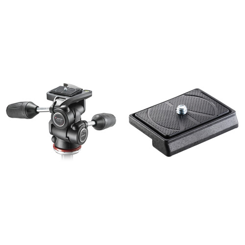 Manfrotto MH804 3-Way, Pan-and-Tilt Head Kit with 200LT-PL Quick