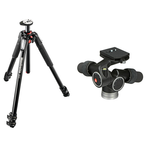 Manfrotto MT055XPRO3 Aluminum Tripod with 405 Pro Digital Geared