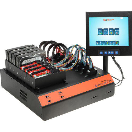 MediaClone SuperCopier Desktop Drive Duplicator with 4 x