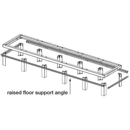 Middle Atlantic SANGLE Raised Floor Support Angles,