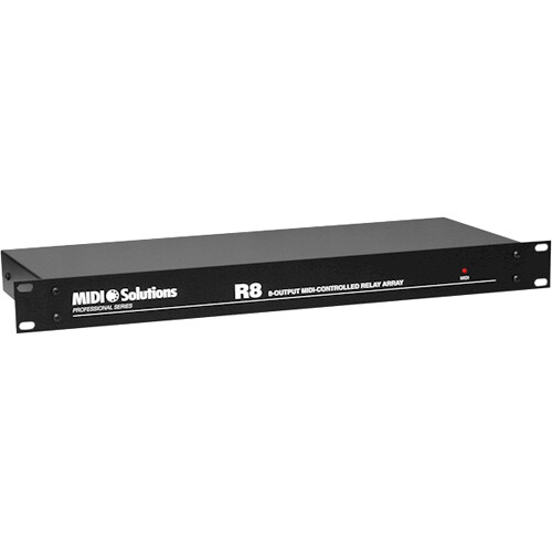 MIDI Solutions R8 1x8 Contact Switch (Rackmount) R8 B&H Photo