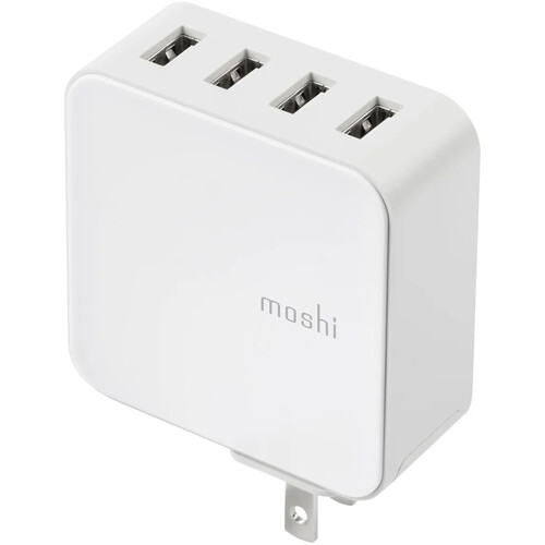 Moshi ProGeo 4-Port 35W USB Wall Charger (White) 99MO022114 B&H