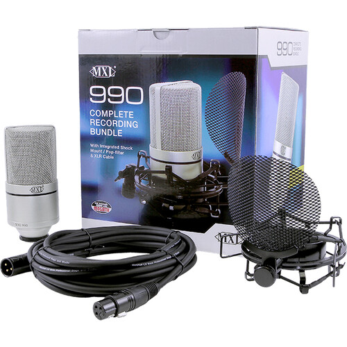 MXL 990 Complete Large-Diaphragm Cardioid MXL 990 COMPLETE B&H