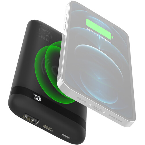 Naztech 10,000mAh PowerBolt Wireless Power Bank 15509 B&H Photo