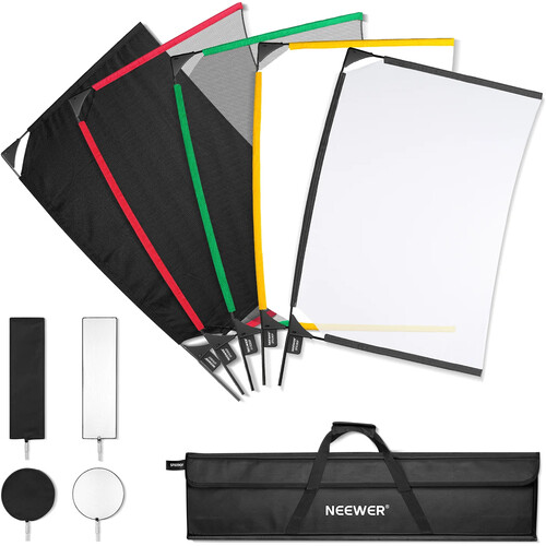 Neewer 5-in-1 Foldable Scrim Flag Kit (24 x 36") 66602377 B&H