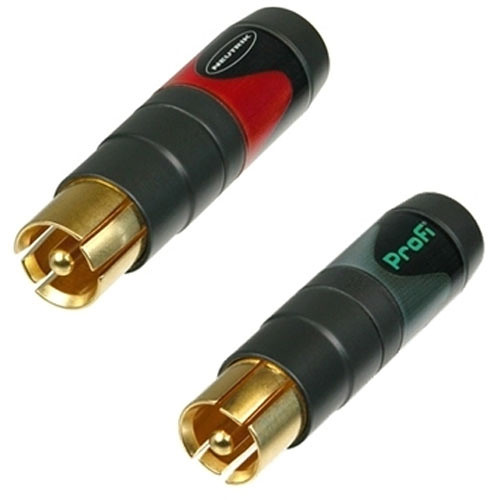 Neutrik NF2C-B/2 Professional RCA Male Connector Plugs NF2C-B/2