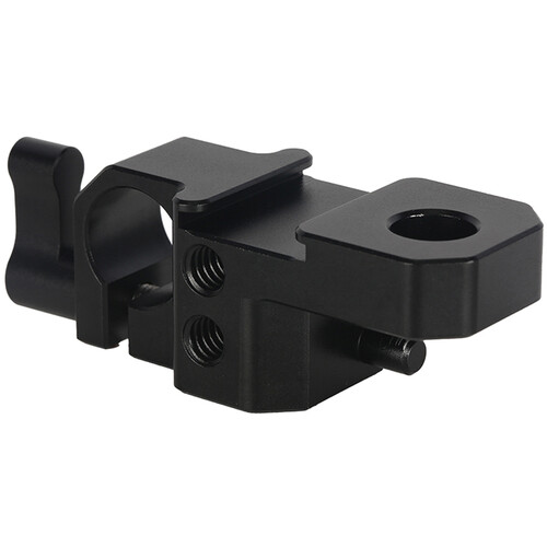 Niceyrig Left-Side Cold Shoe Mount with 15mm Single-Rod Clamp