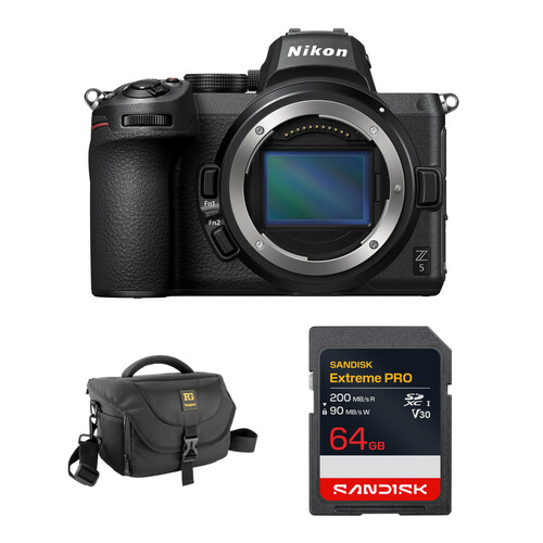 Nikon Z5 Mirrorless Camera with Accessories Kit B&H Photo Video