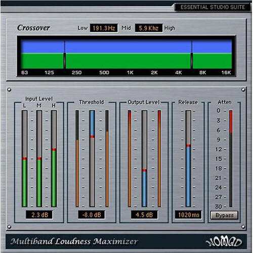 Nomad E-3B Maximizer Multiband Loudness Maximizer E-3B MAXIMIZER