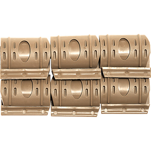 Osprey Global Rubber Rail Cover (Tan, 12-Pack) RRC-OSP-TAN B&H