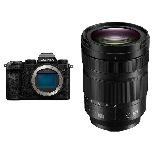 Panasonic Lumix S5 Mirrorless Camera with 24-105mm f/4 Lens B&H