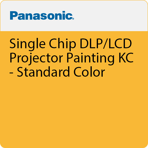 Panasonic Single Chip DLP/LCD Projector PT-PROJPAINTMEDKC B&H