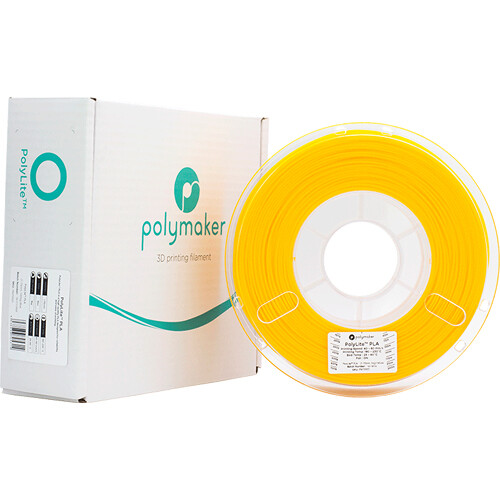 Polymaker 1.75mm PolyLite PLA Filament (1kg, Yellow) PA02007 B&H