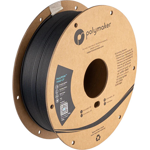Polymaker 2.85mm PolyMide PA6-CF Filament (500g, Black) PG03002