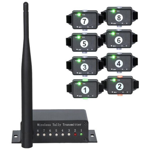 PTZCam TALLY8 8-Camera Wireless Tally System PTZC-TALLY8 B&H