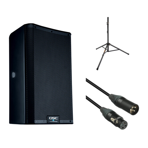 QSC K8.2 K.2 Series 8" 2000W Powered Speaker Kit with Stand and
